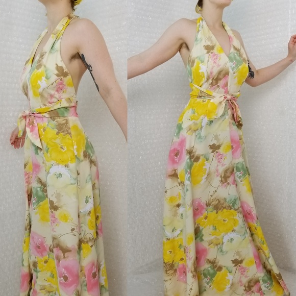 Tori Richard | Dresses | 97s Tori Richard Honolulu Floral Maxi Dress ...